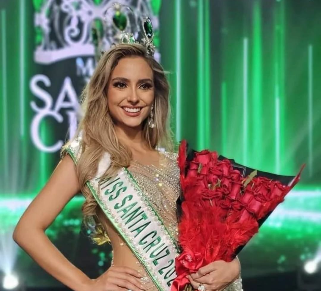 La favorita Olga Chávez se hace de la corona Miss Santa Cruz 2024 ...